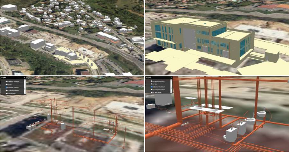 Creating contextual view of CMMS Assets using geospatial 2D/3D Data · Virtual City Project